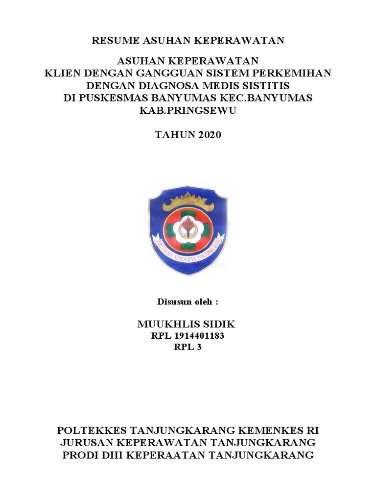 Askep Resume Sistitis | PDF