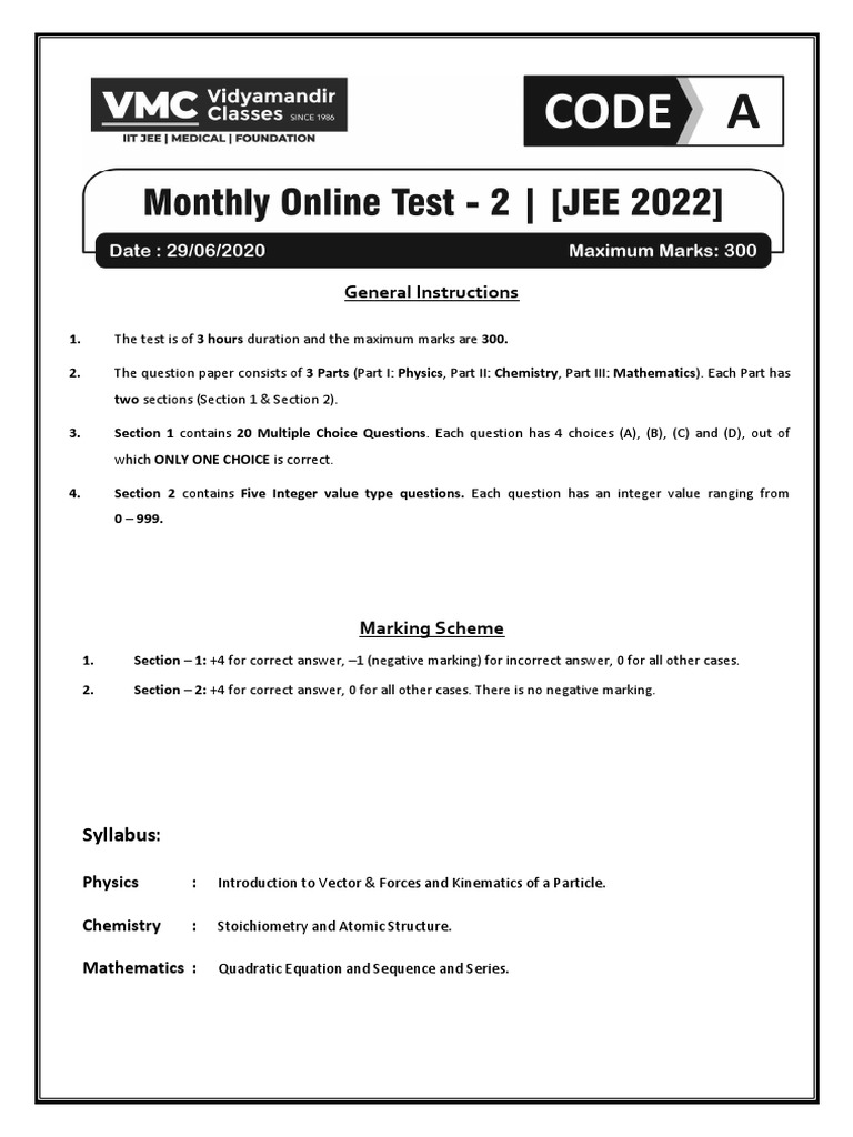 MOT - 2 - 2022 - Paper | PDF | Atomic Orbital | Electron