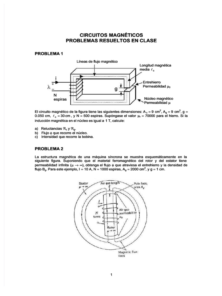 (PDF) Prob Magneto - Compress | PDF | Inductor | Relé