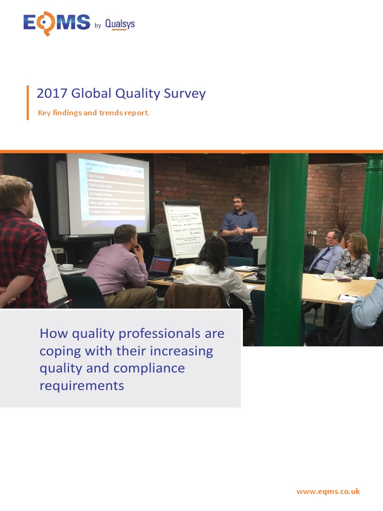 Quality Trends 2017. Industry Report. | Download Free PDF | Quality ...