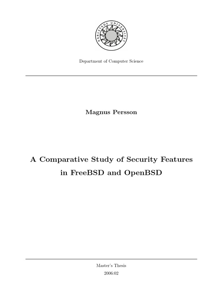 FULLTEXT01 | PDF | Computer Access Control | Operating System