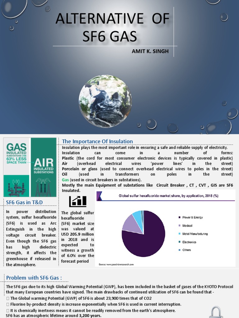 Alternative For SF6 Gas | PDF | Insulator (Electricity) | Chemistry