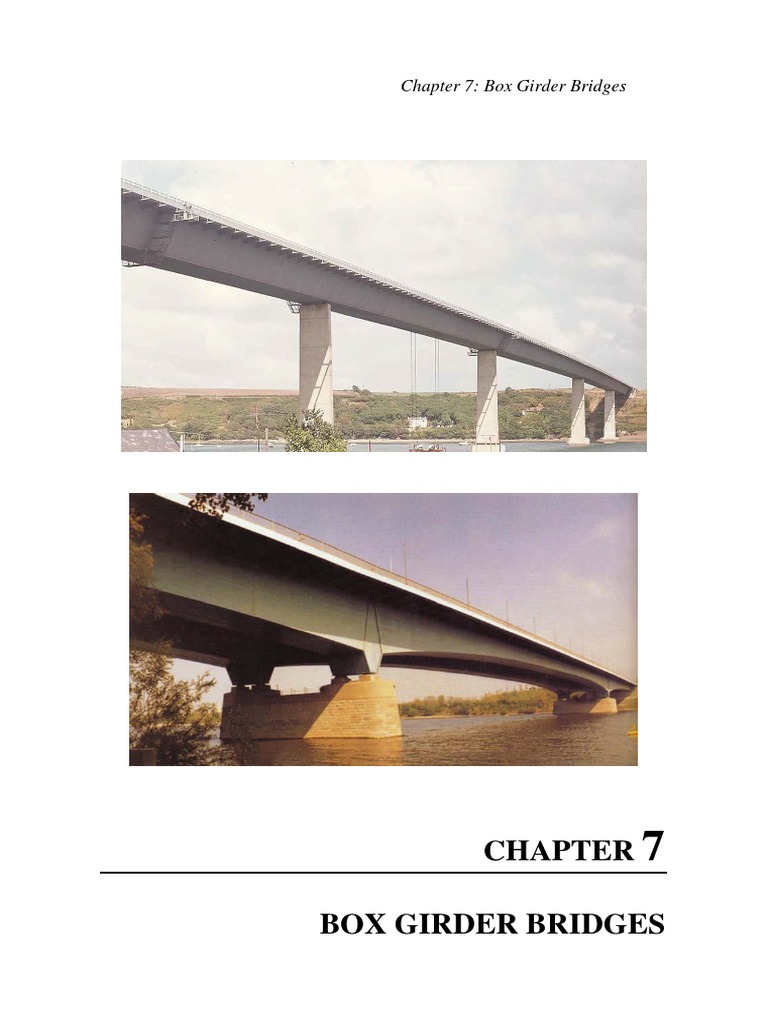Chapter 7: Box Girder Bridges | PDF | Bending | Bridge