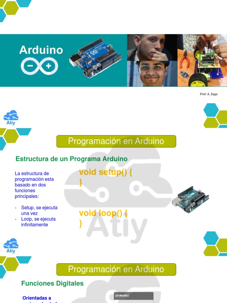 Arduino Basico Clases Parte 2 | PDF | Diodo emisor de luz | Arduino