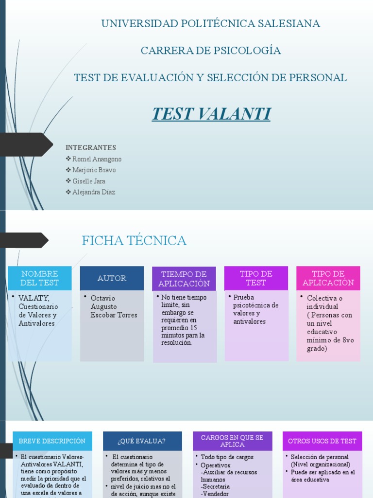 Valanti | PDF | Ciencias del comportamiento | Sicología