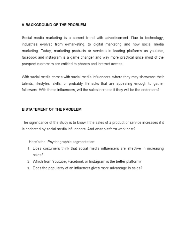 A.Background of The Problem | PDF