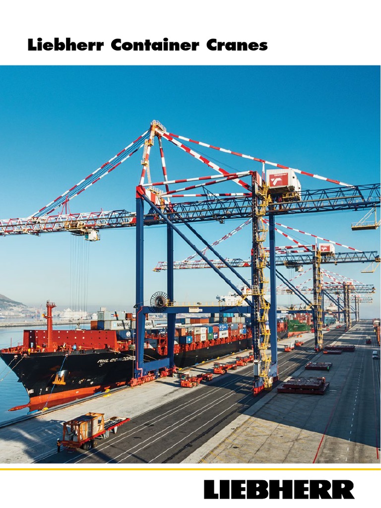 Liebherr Container Cranes Guide | PDF | Crane (Machine) | Rail Transport