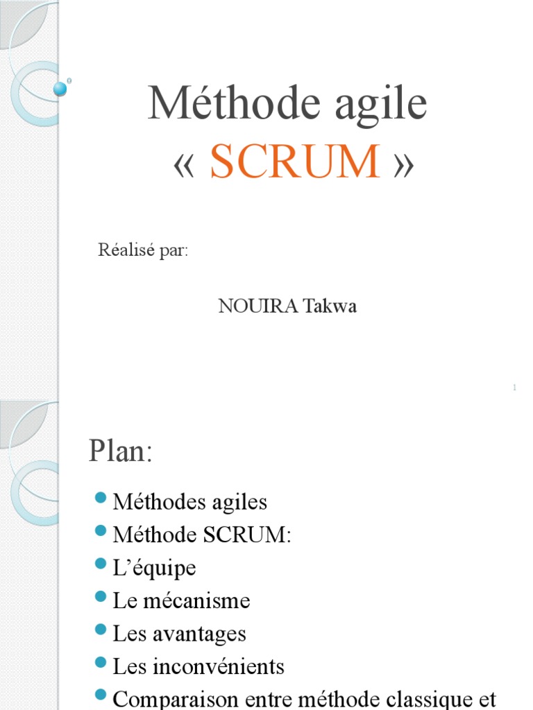 Méthode Agile SCRUM | PDF | Méthode agile | Scrum (développement)
