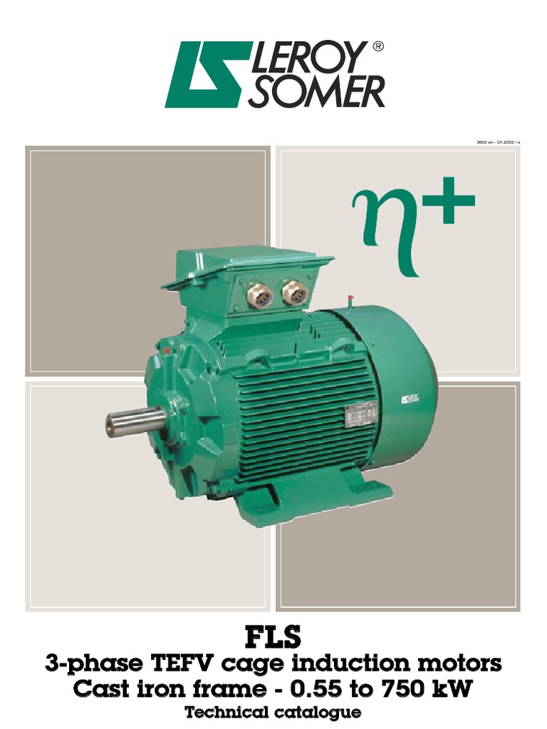 2112e-FLS 3653e Catalogue en | PDF | Electric Motor | Bearing (Mechanical)