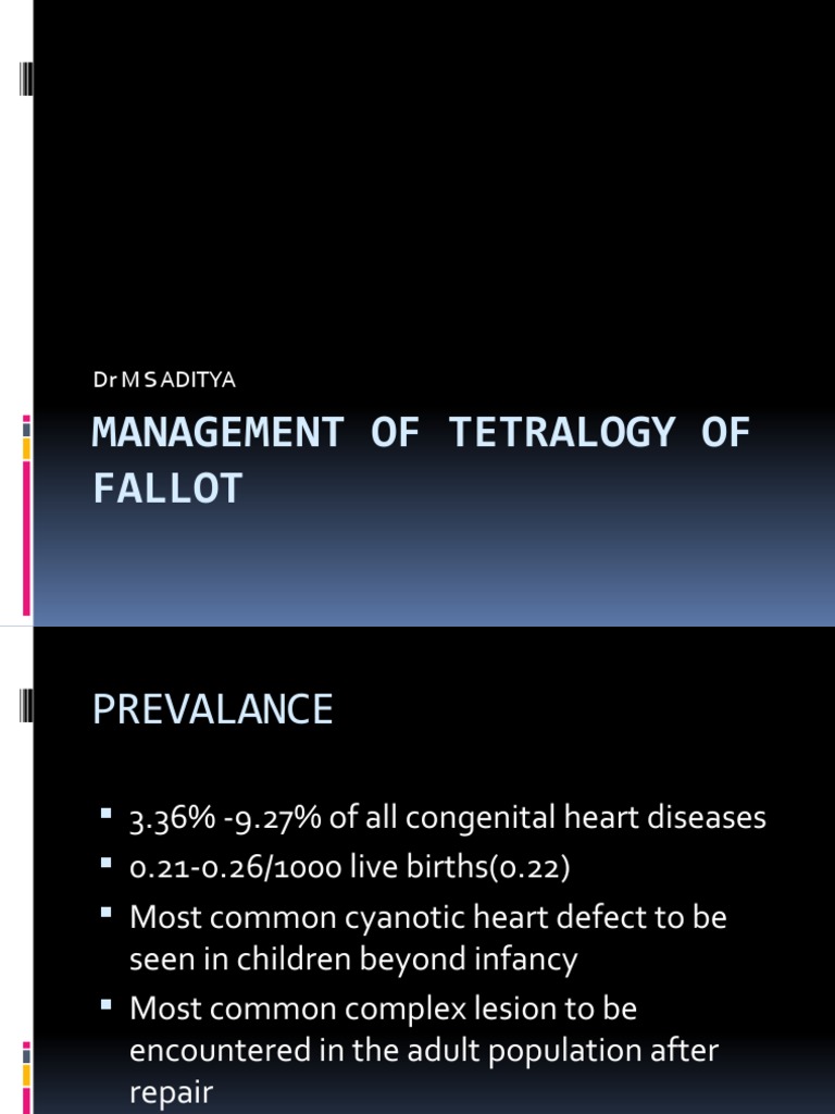 Pulmonary Atresia in Tetralogy of Fallot | PDF | Congenital Heart ...