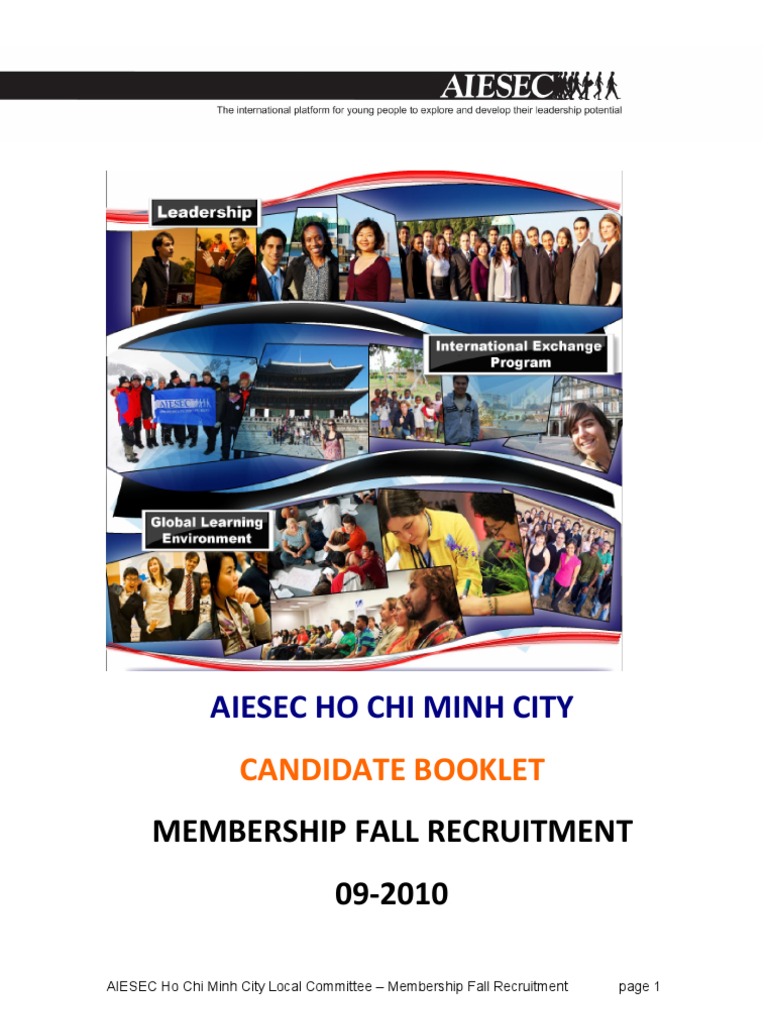 Candidate Booklet | PDF | Competence (Human Resources) | Human Resources