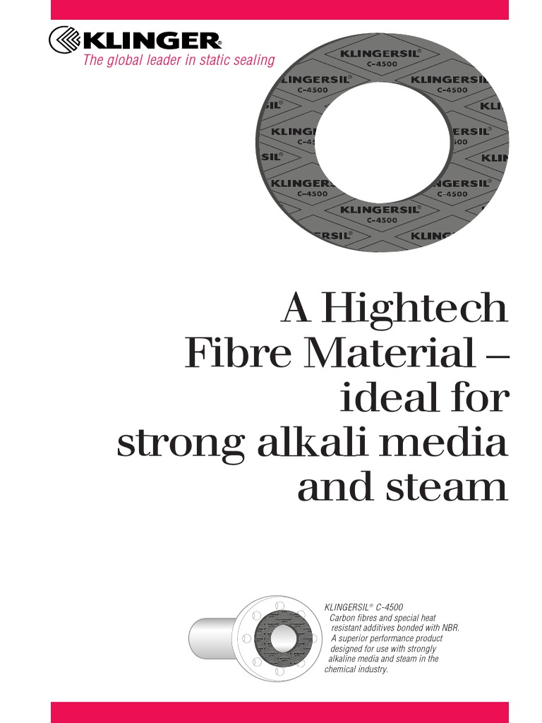 Klingersil C-4500 | PDF | Chemistry | Materials