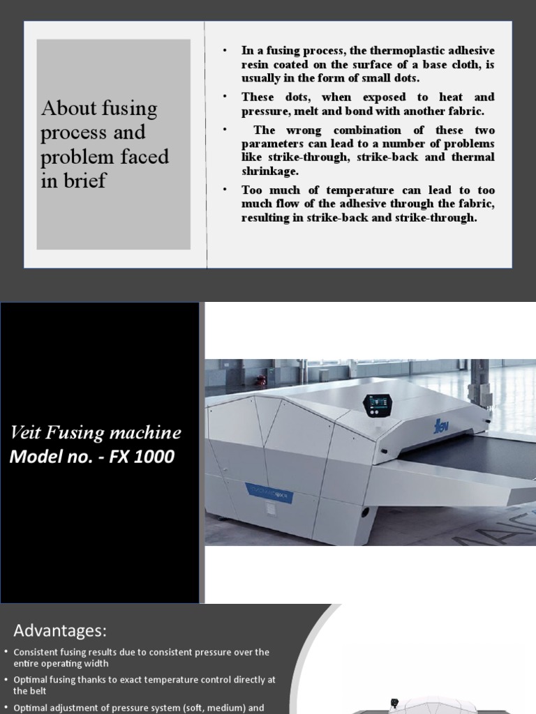 About Fusing Process and Problem Faced in Brief | PDF | Sewing Machine ...