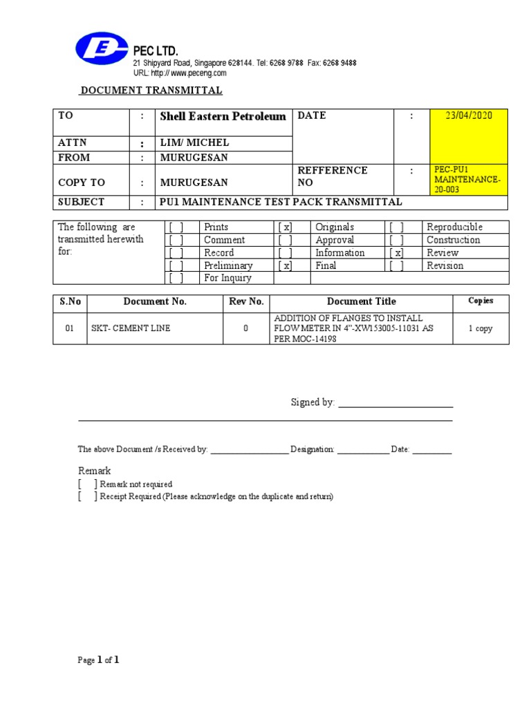 Shell Eastern Petroleum:: Pec LTD | PDF