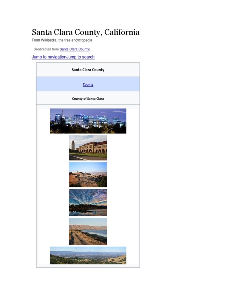 Santa Clara County | PDF | Nature | Business