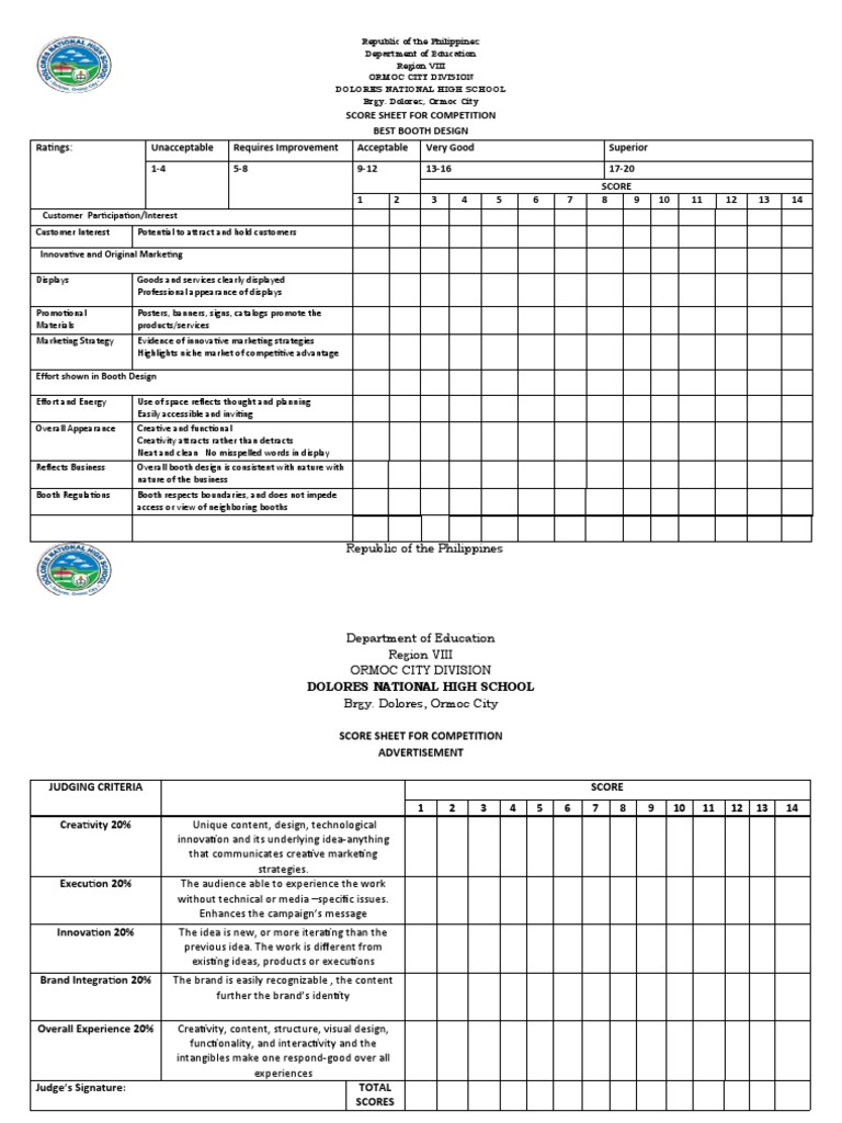 Criteria | PDF | Brand | Creativity