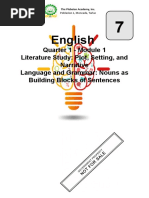 Edited Q1 Module 4 ADM Engl7 | PDF | Grammatical Tense | Verb