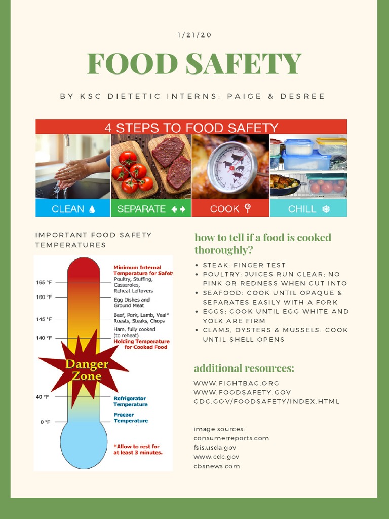 Essential Food Safety Guidelines | PDF