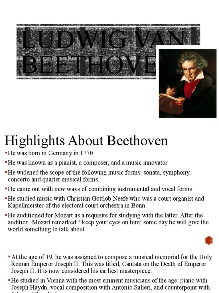 Ludwig Van Beethoven | PDF