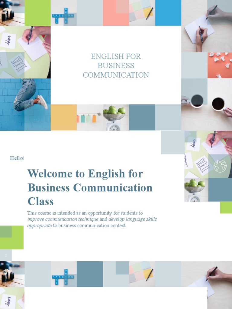 English For Business Communication | PDF | Color | Blue