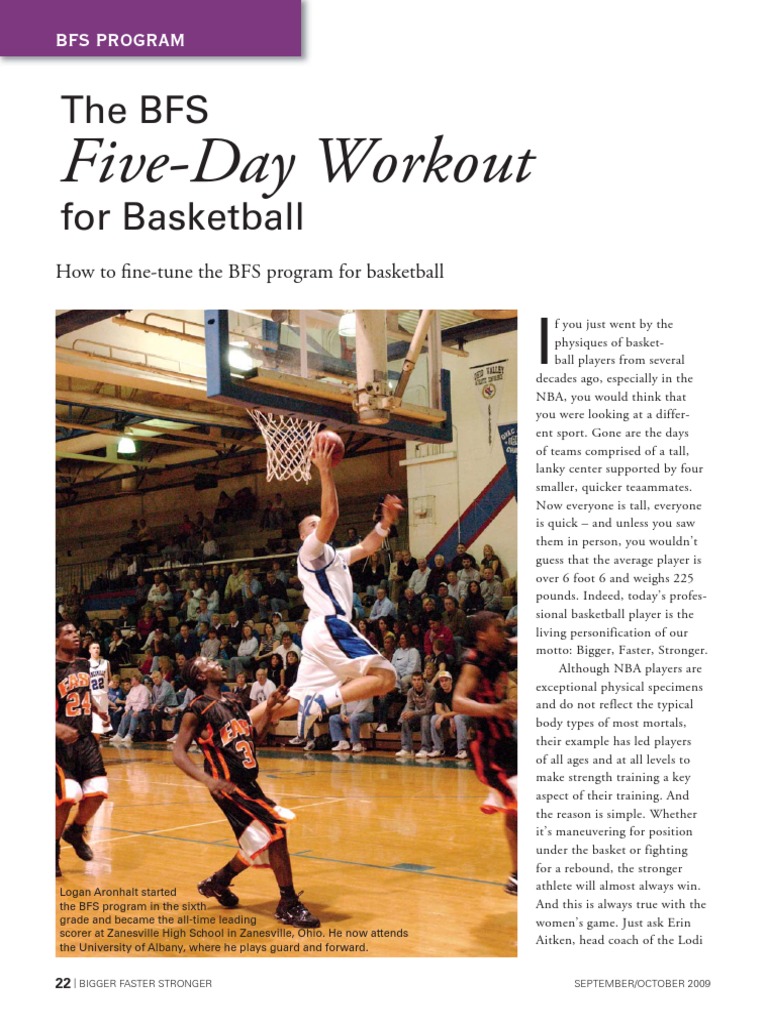 BFS Workout Plan Basketball | PDF | Weight Training | Recreation