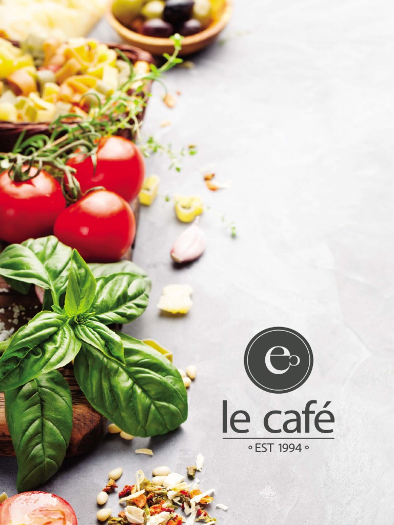 Menú LeCafé | PDF