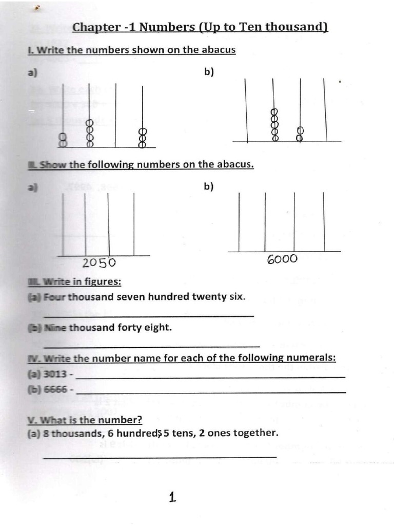 Maths Worksheet | PDF