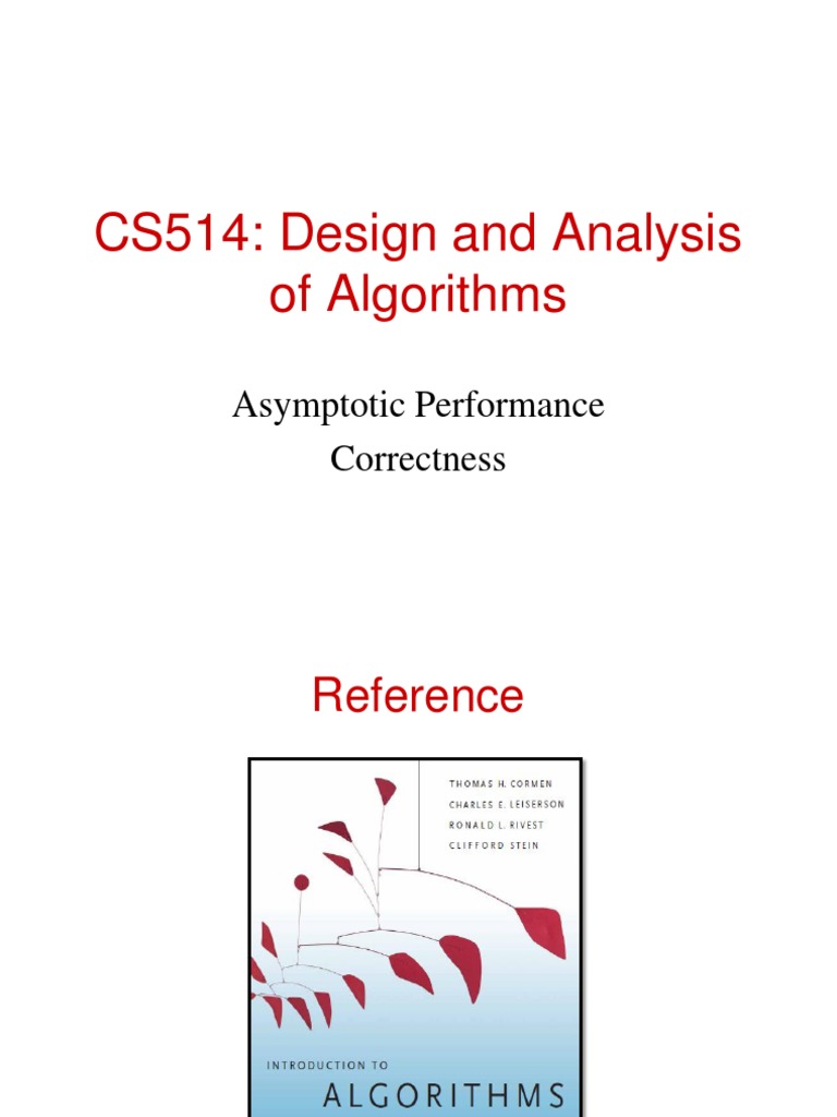 Lecture1 Asymptotic Anal | PDF | Mathematical Logic | Theoretical Computer Science