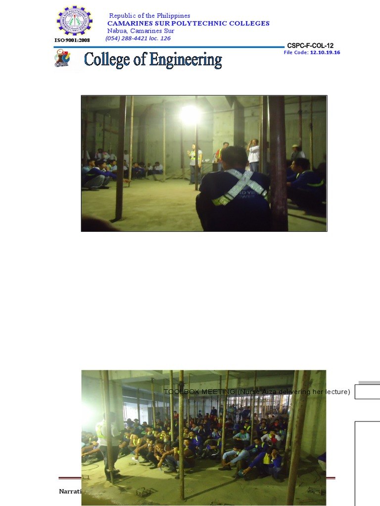 CSPC-F-COL-12: Camarines Sur Polytechnic Colleges | PDF | Building ...