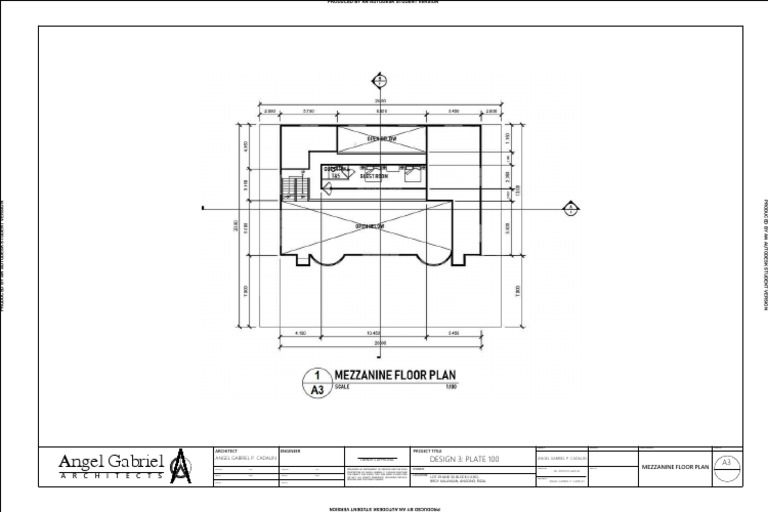 Mezzanine Floor Plan Sample | PDF | Economic Sectors | Civil Engineering