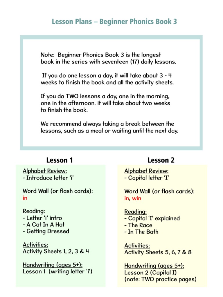 Beginner Phonics for Kids | PDF | Phonics | Writing