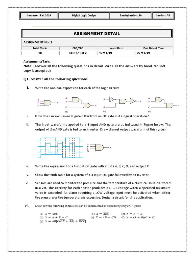 2-DLD Assignments - 2 B8 | PDF | Technology & Engineering