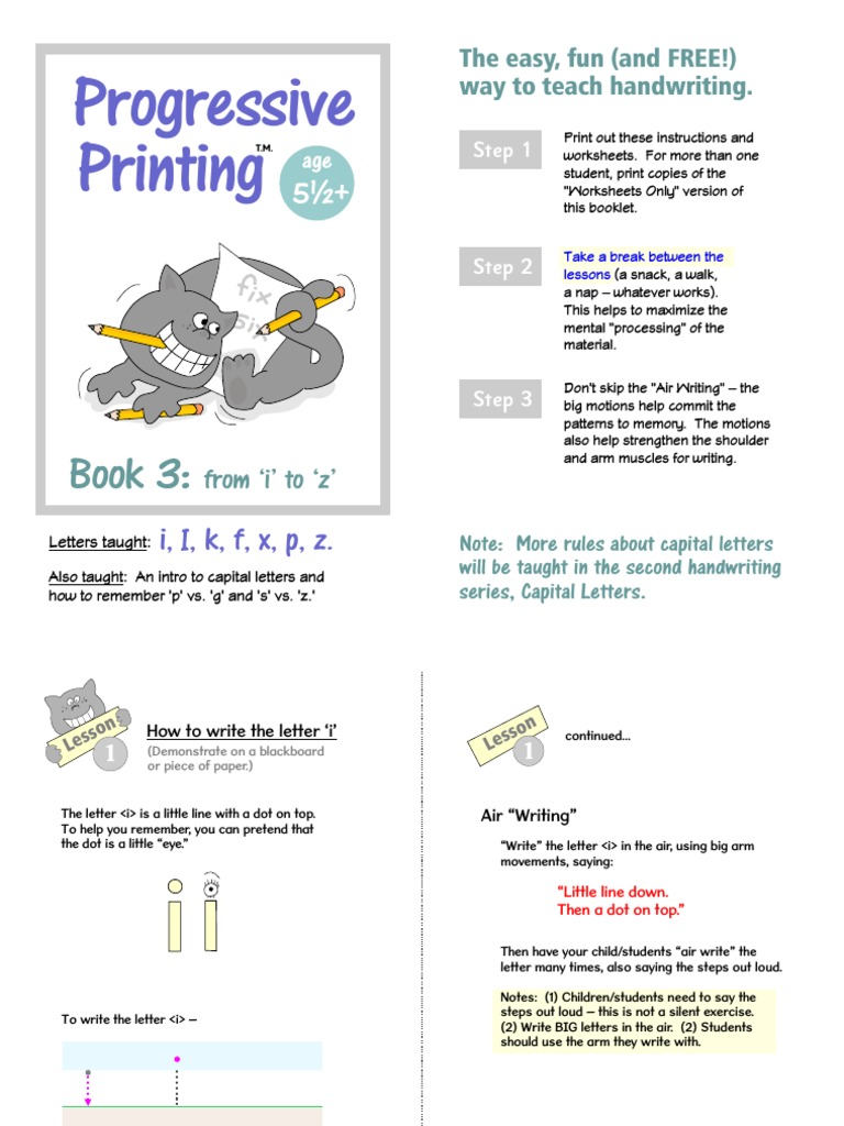 Progressive Printing: Book 3 | PDF