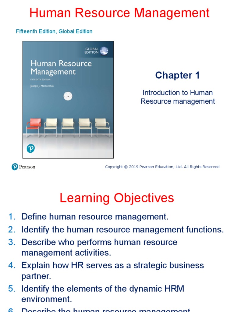 Chapter 1 - Intro To HRM | PDF | Human Resource Management | Capital ...