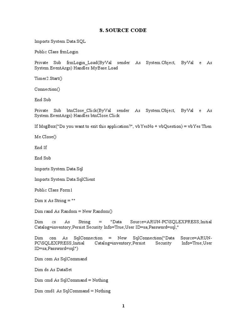 Source Code | PDF | Software Engineering | Computer Data