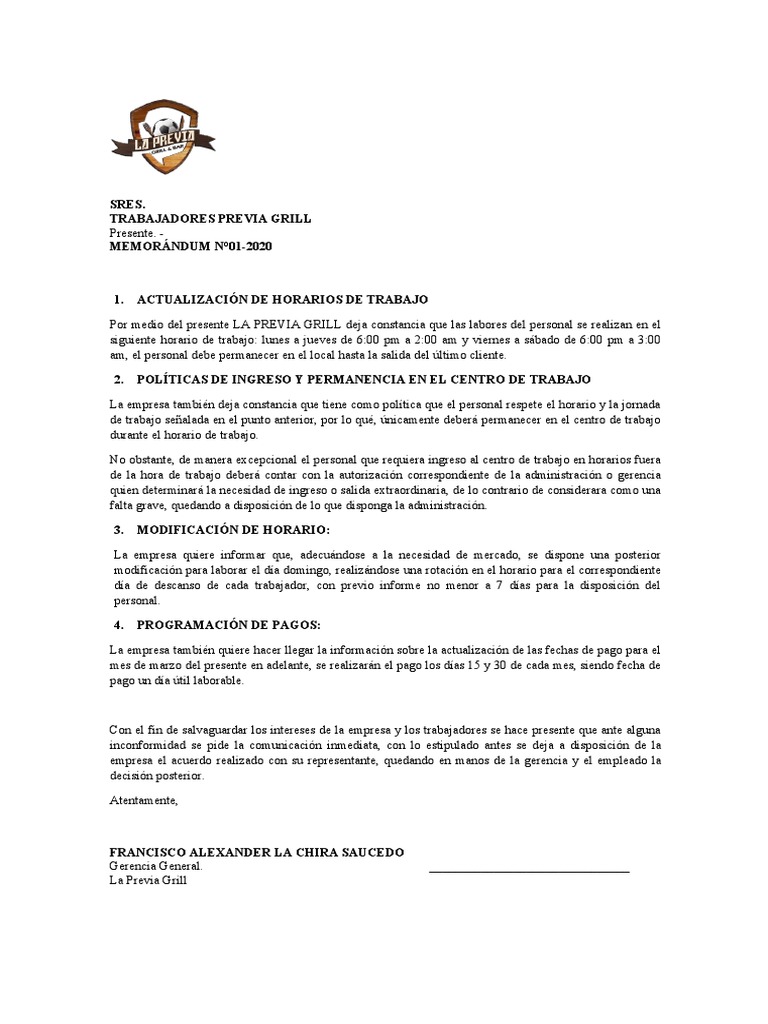 Carta Informativa | PDF
