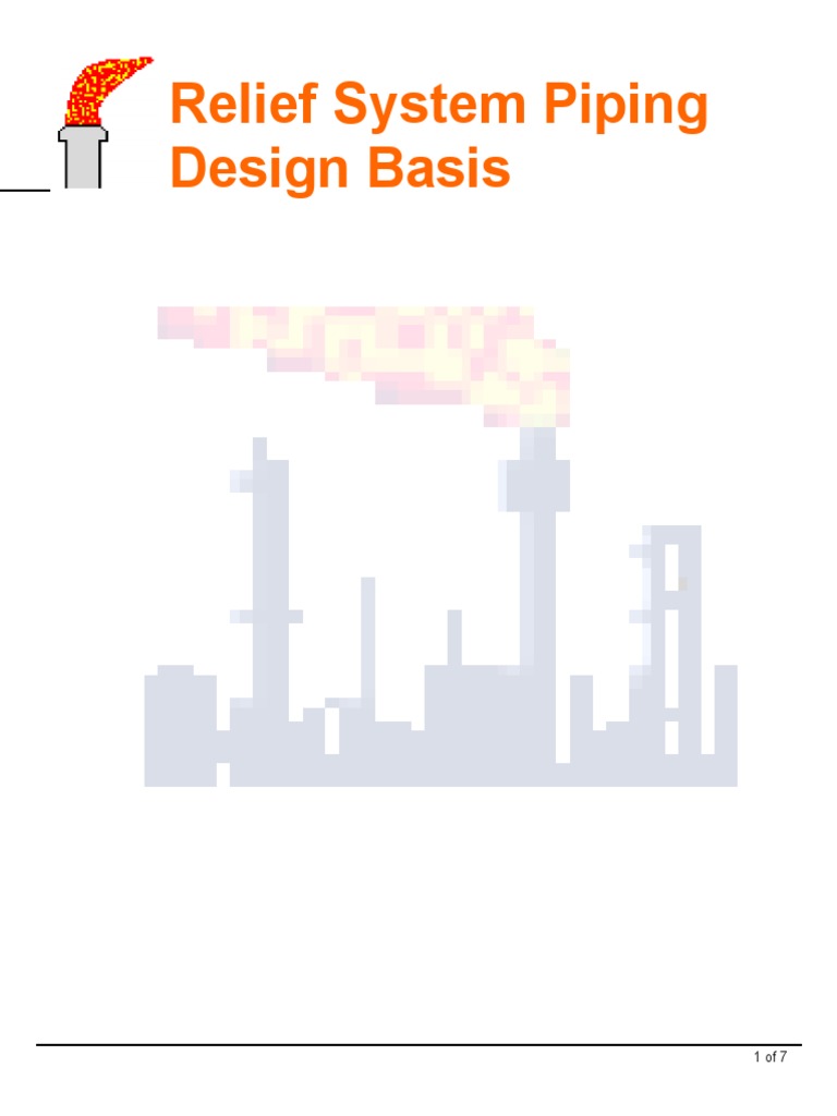Relief System Piping | PDF | Valve | Pressure