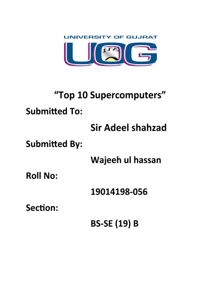Top 10 and The Best Supercomputers in The World | PDF | Supercomputer | Computer Engineering