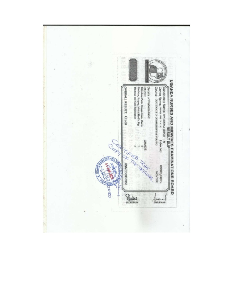 Certificate Passlip | PDF