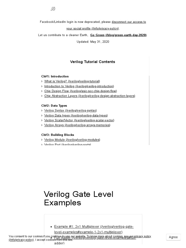 Verilog Gate Level Examples PDF | PDF | Http Cookie | Internet Privacy