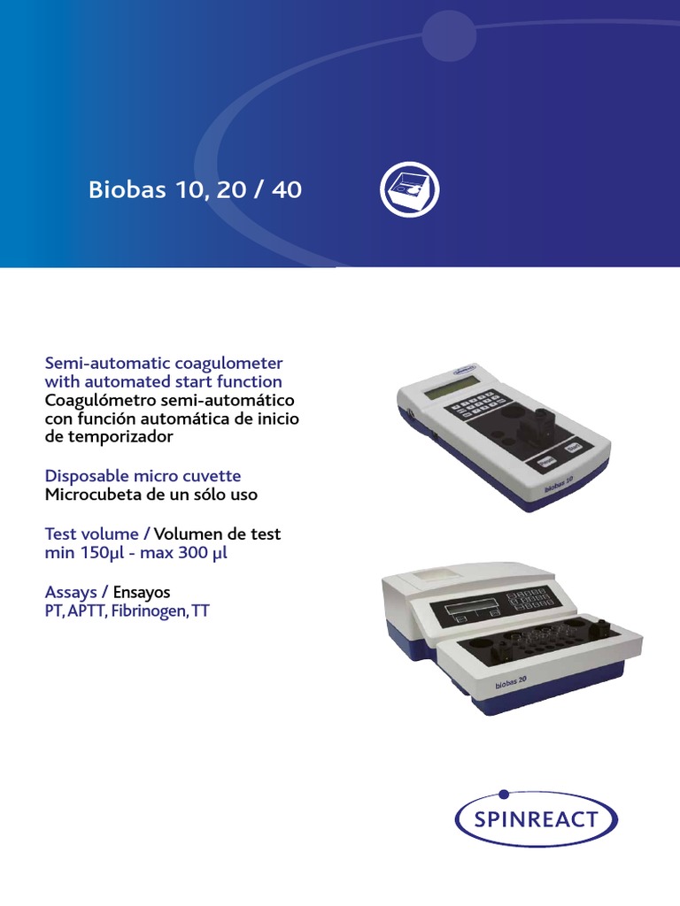 Biobas 10-20-40 Visual PDF | PDF | Tecnología de medios | Equipo de oficina