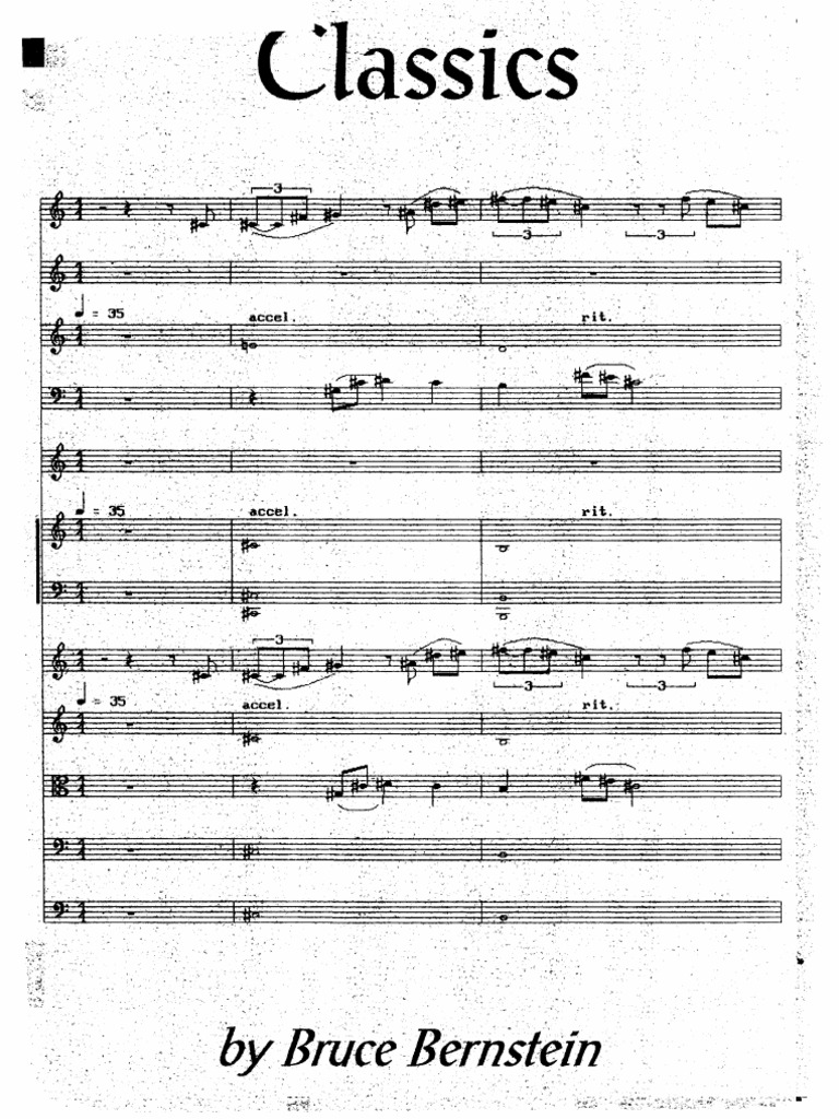 Bruce Bernstein - Classics | PDF