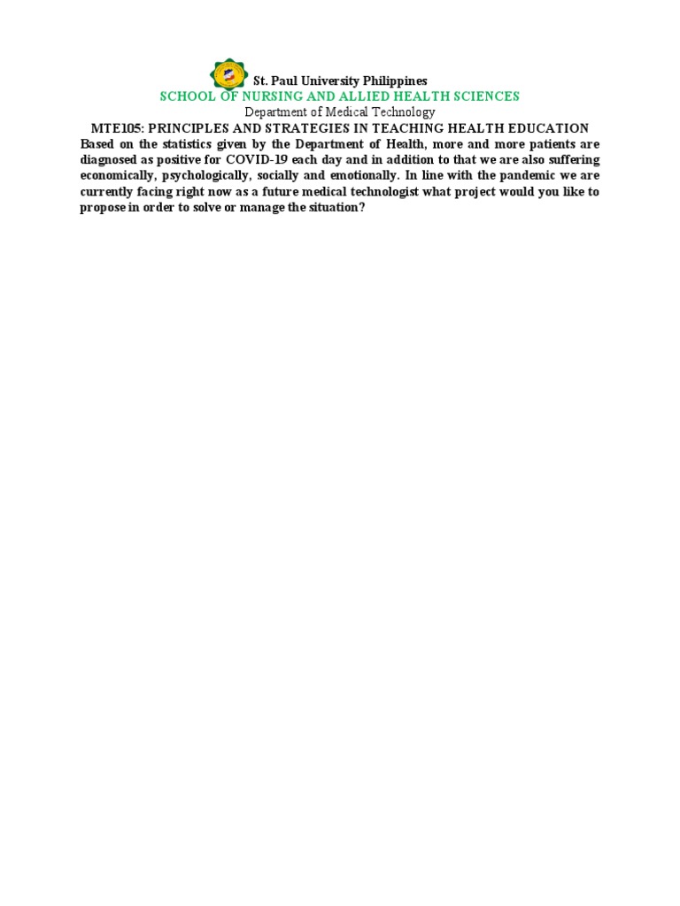 Project Proposal | PDF | Hand Washing | Medicine