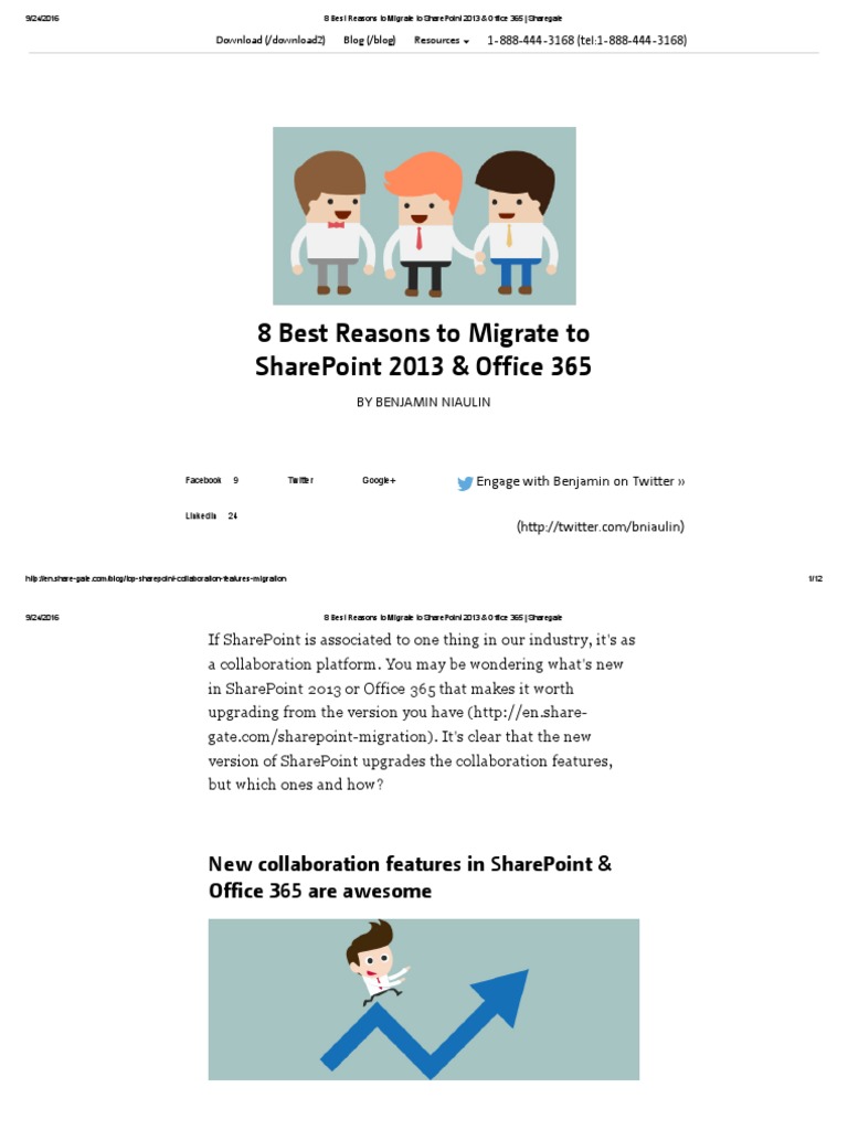 8 Best Reasons To Migrate To SharePoint 2013 & Office 365 - Sharegate ...