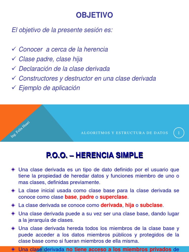 Herencia Simple | PDF | Herencia (Programación Orientada a Objetos ...