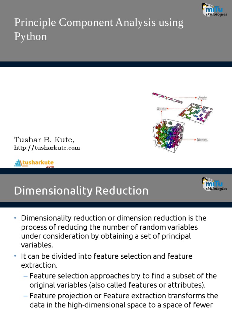 PCA Using Python | PDF | Principal Component Analysis | Statistics