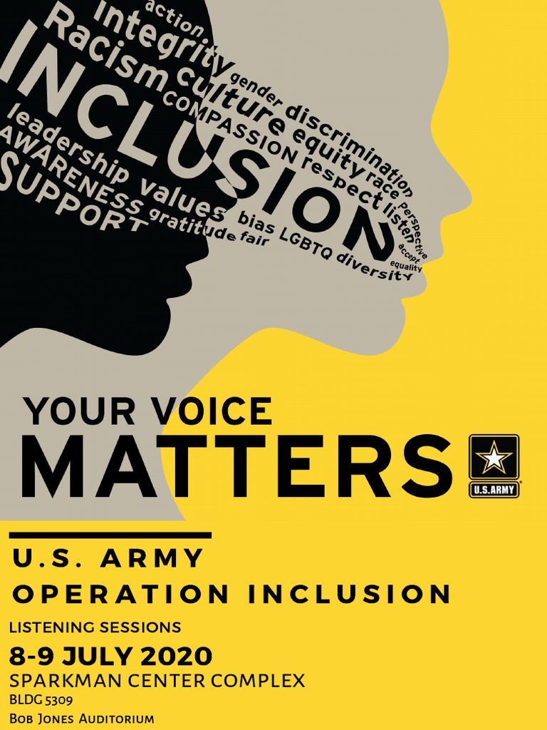 Your Voice Matters - Flyer Handouts - 6 July 2020 | PDF | Social ...