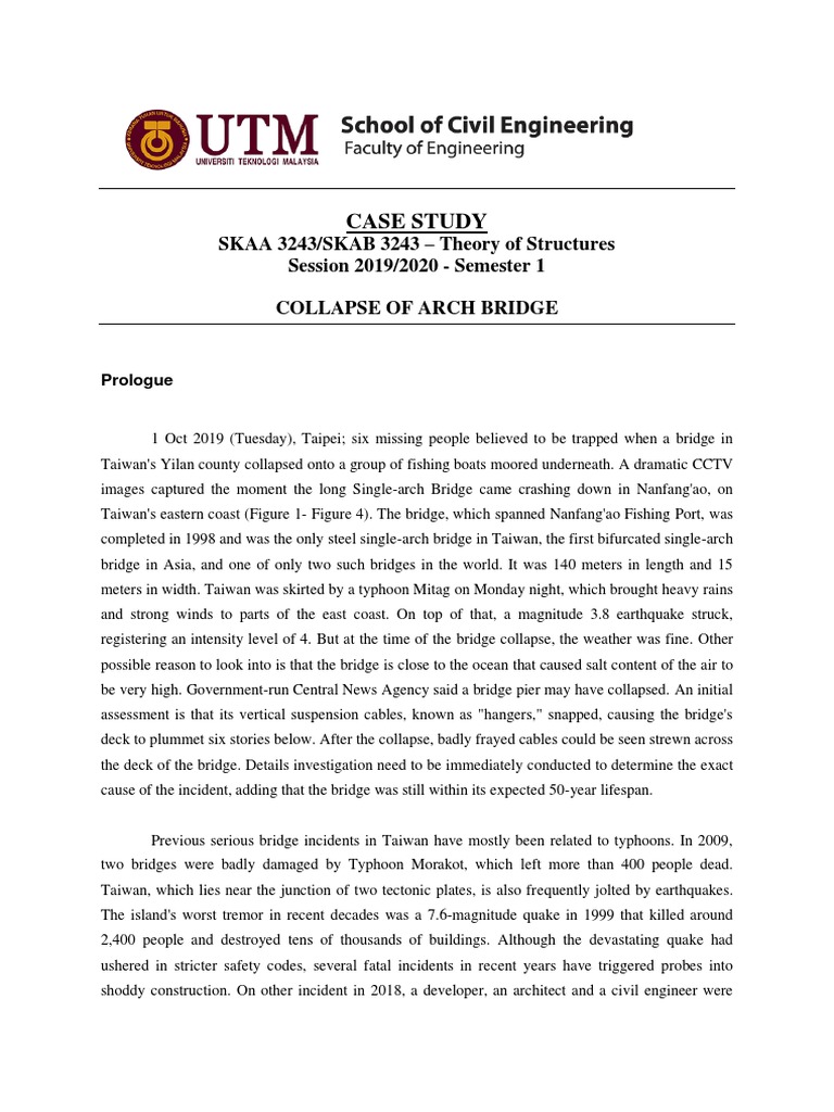 Bridge Collapse Case Study | PDF | Earthquakes | Nature