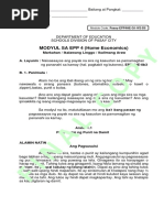 EPP 4 HE - Q2 M3 Pagsasaayos NG Sirang Kasuotan | PDF