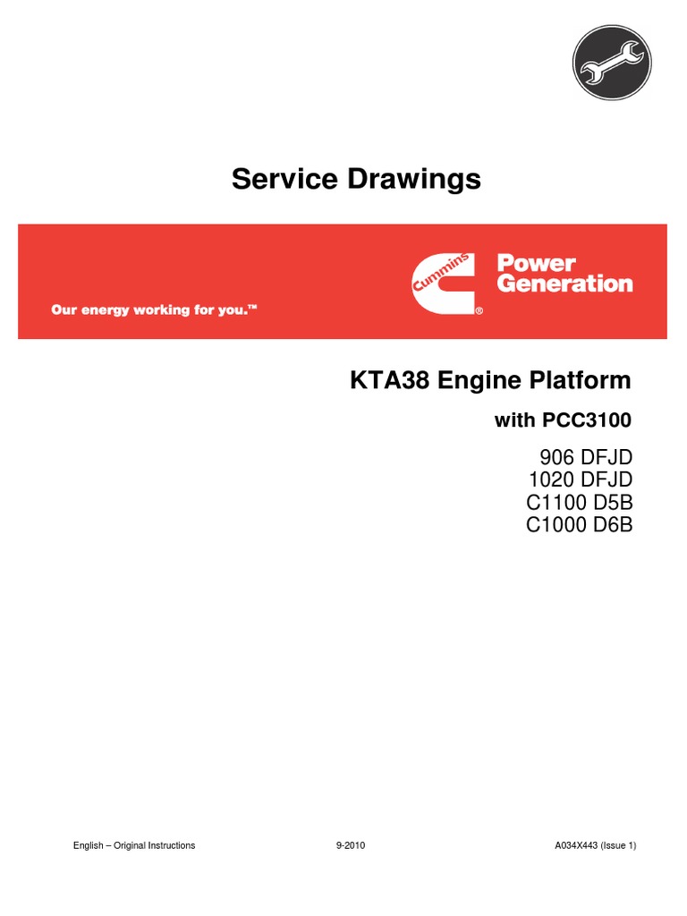 Service Drawings: KTA38 Engine Platform | PDF